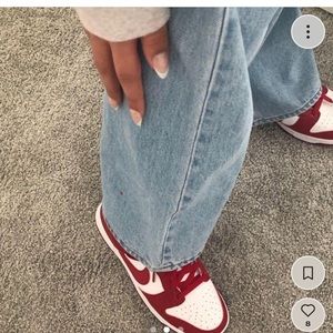 Nike | Shoes | Red Nike High Panda Dunks Brandymelville Downtowngirl ...